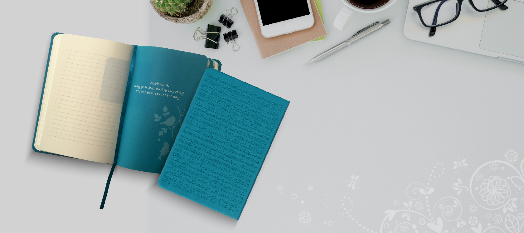 Positive Notebook Design | Branding Services by 7G Media